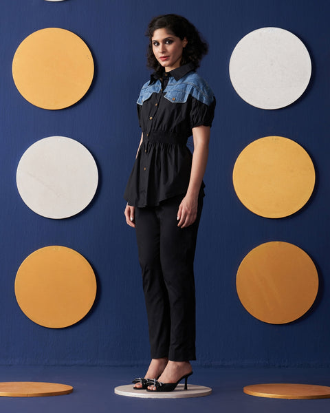 BLACK COSMO SHIRT – Aruni Design