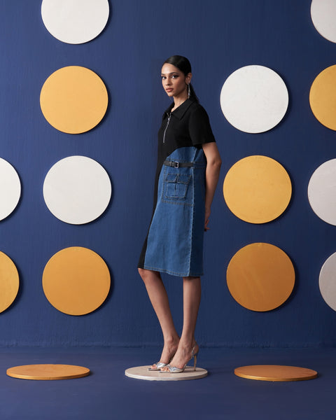 BLACK ARMANIA DRESS – Aruni Design